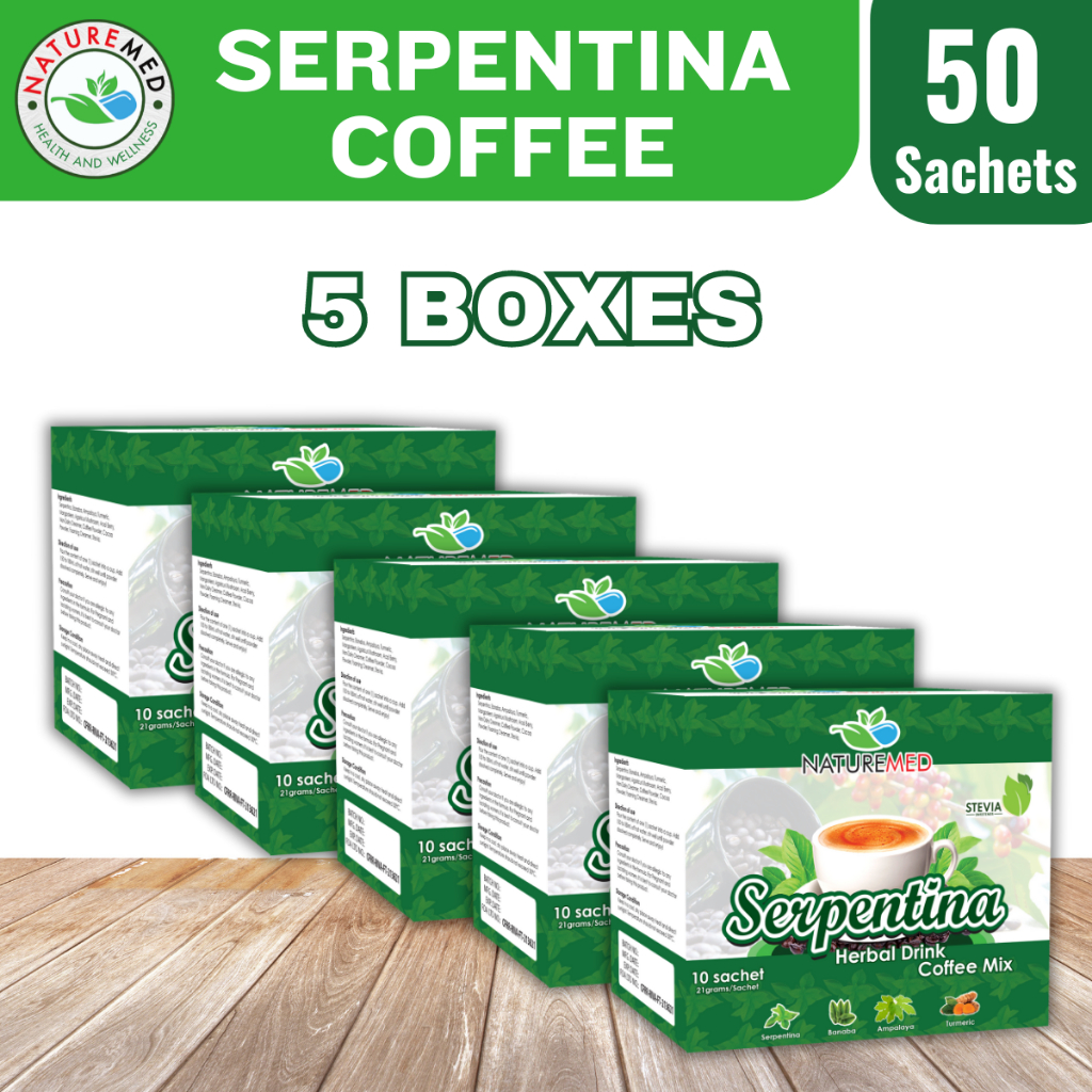 5 Boxes Serpentina Herbal Coffee (Anti- Diabetes - 21g per sachet ...