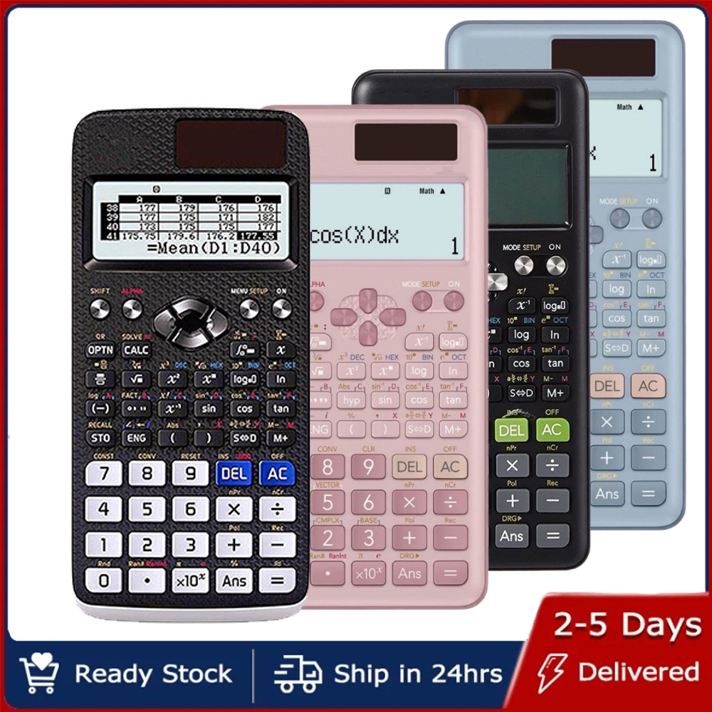 Scientific Calculator Fx-991ES plus Latest Generation calculator Solar ...