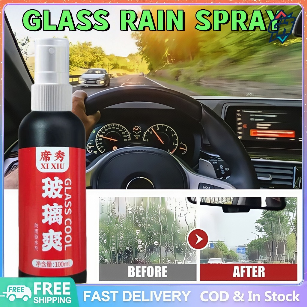 300ML Car Rainproof Agent Windshield Rearview Mirror Spray Film Coating ...