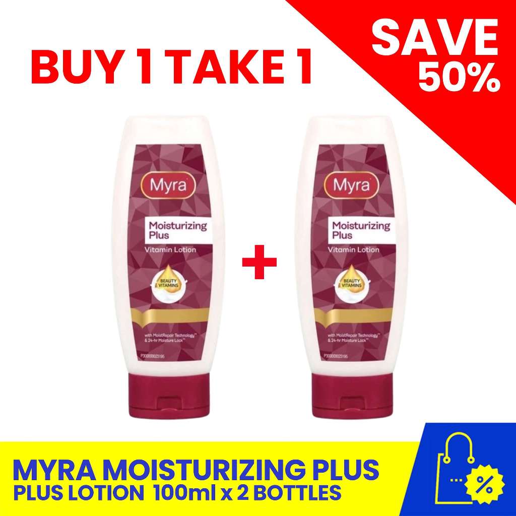 BUY 1 TAKE 1: MYRA Moisturizing Plus Vitamin Lotion 100ml (Exp Date ...