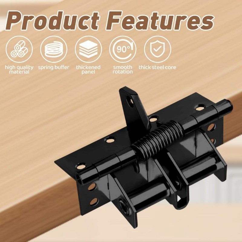 Multifunctional Automatic Door Closer Spring Hinge 90 Degree Right ...