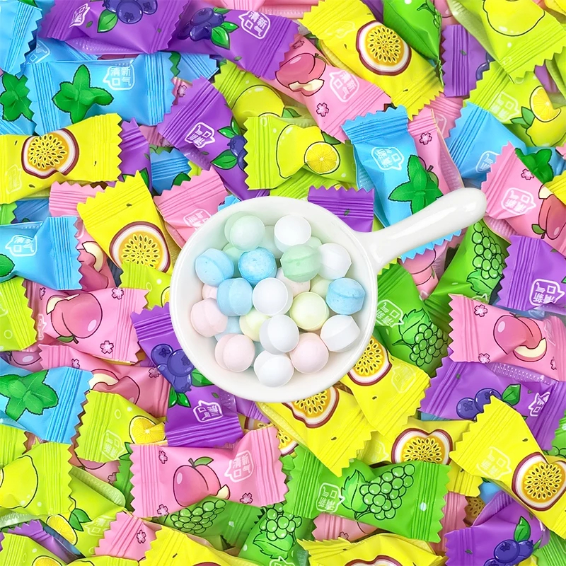 Oral aroma Mint candy Sugar Free Assorted Fruit Flavor Candy | Shopee ...