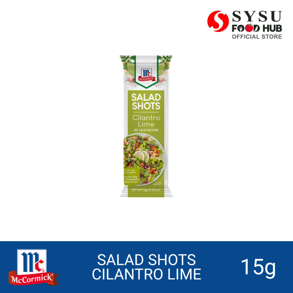 McCormick Salad Dressing Shots - Cilantro Lime 15g | Shopee Philippines
