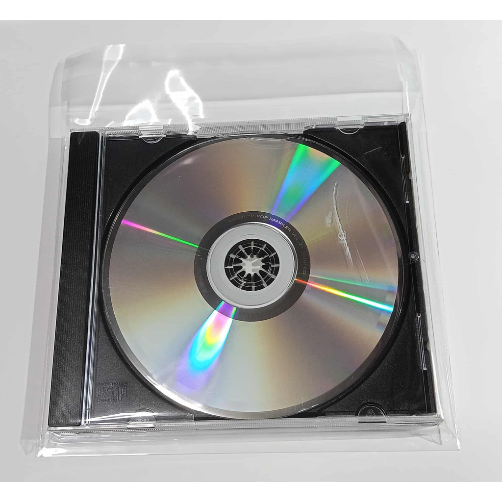 CD/VCD OPP RESEALABLE PLASTIC 100/PACK | Shopee Philippines