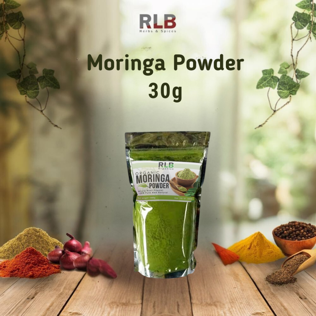 Pure Organic Moringa Powder | Energy Booster & Immune Support 30, 50g ...