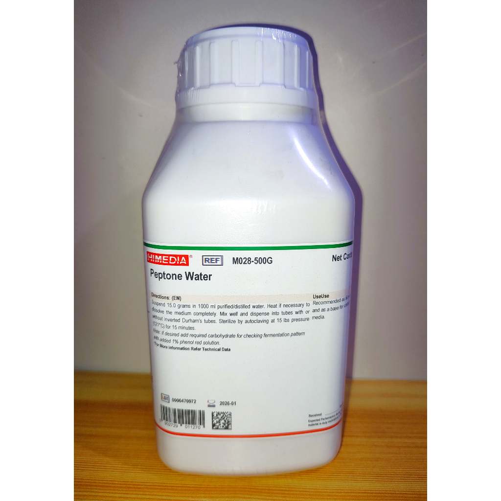HIMEDIA Peptone Water (Peptone Broth) 500g Dehydrated Culture Growing ...