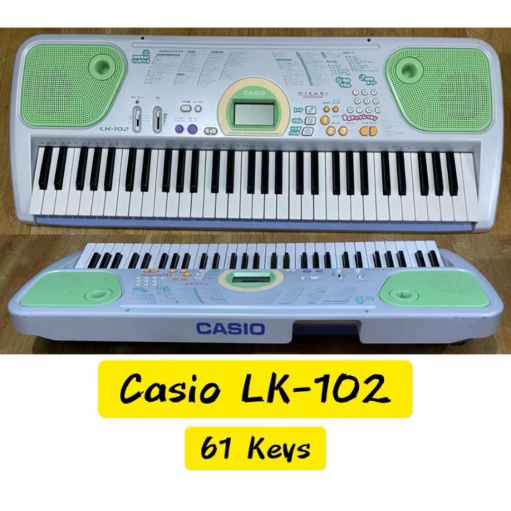 Casio LK-102 (61 Keys) Japan Surplus Keyboard Piano | Shopee Philippines