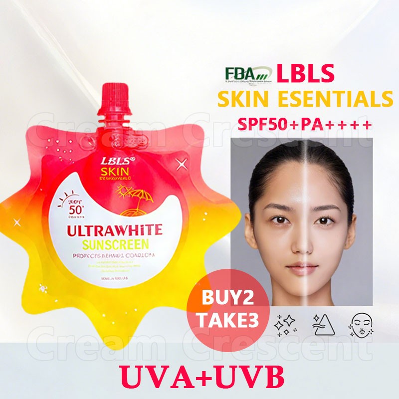 【BUY2 TAKE3】LBLS Facial hikari Sunscreen Lotion SPF 90+ whitening UltraWhite/UltraFresh 60ml ...