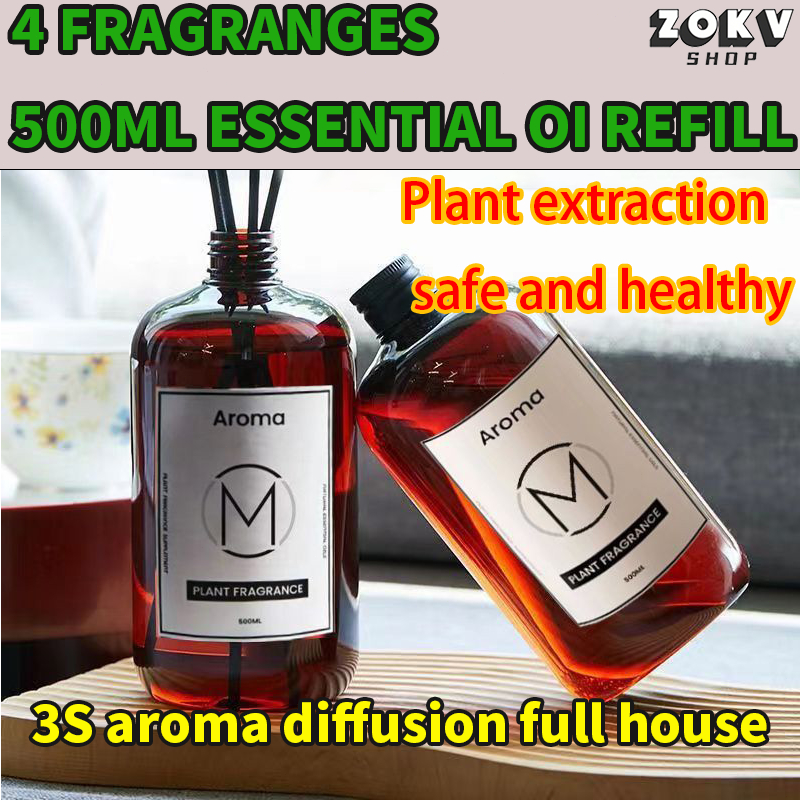 Aroma diffuser essential oil refill Plant Fragrance Essential Oil 500ML ...