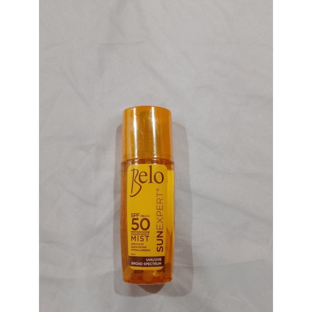 Belo Sun Expert Mist Transparent Sunscreen Spray spf50 | Shopee Philippines