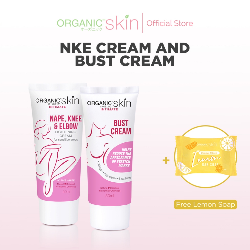 Organic Skin Nape, Knee & Elbow with Bust Cream 50ml | Shopee Philippines