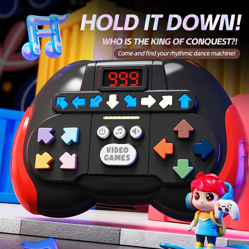 Dancing Handheld Memory Game Quick Push Game Fidget Toys for Adults ...