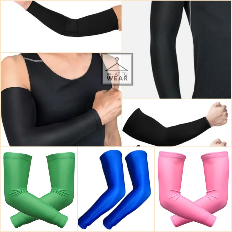 PLAIN ARM SLEEVES UNISEX ( Sold per Pair ) Cotton Spandex | Arm Band ...
