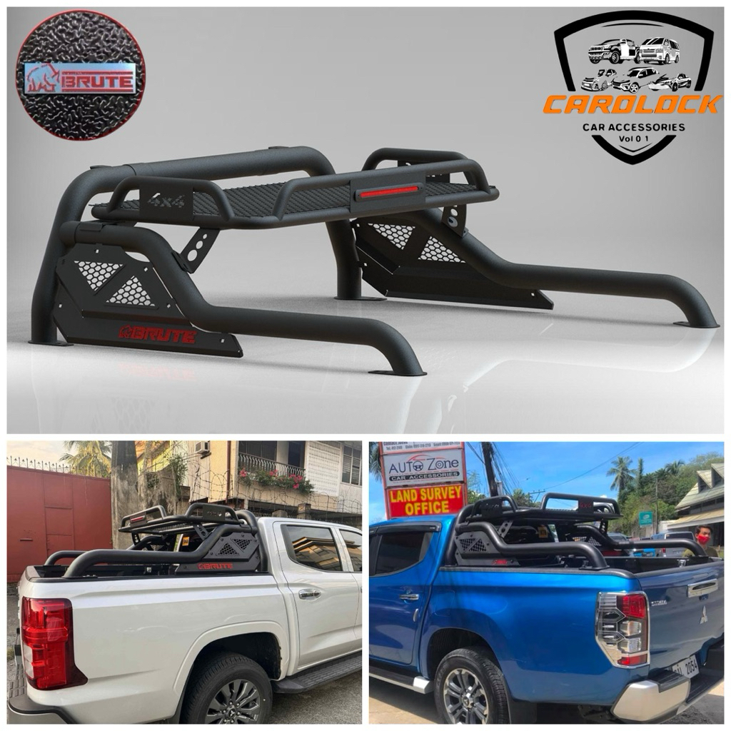 Mitsubishi Triton Strada 2006 - 2025 Brute Rollbar with Basket Enforcer ...
