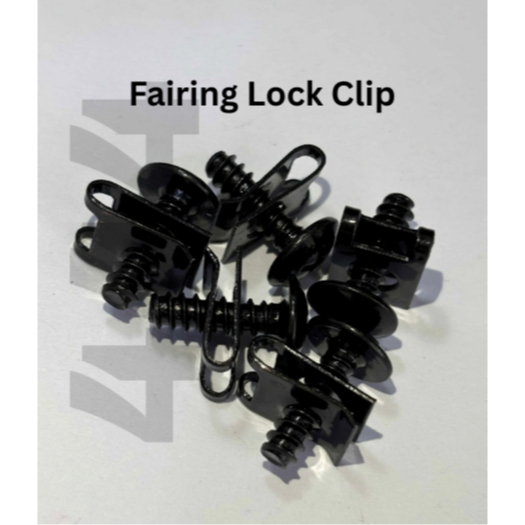 Fairing Lock Clip / Body Clip with Screw for Motorcycles Stainless (5 ...