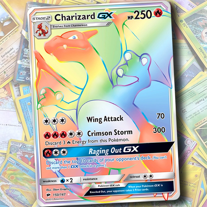 Pokemon Card Charizard-GX BUS 150 TCG Card Proxy Card | Shopee Philippines