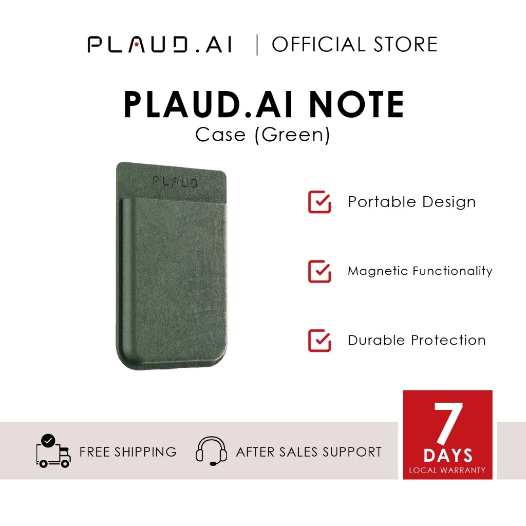 PLAUD.AI Plaud Note Magnetic Case Green | Shopee Philippines