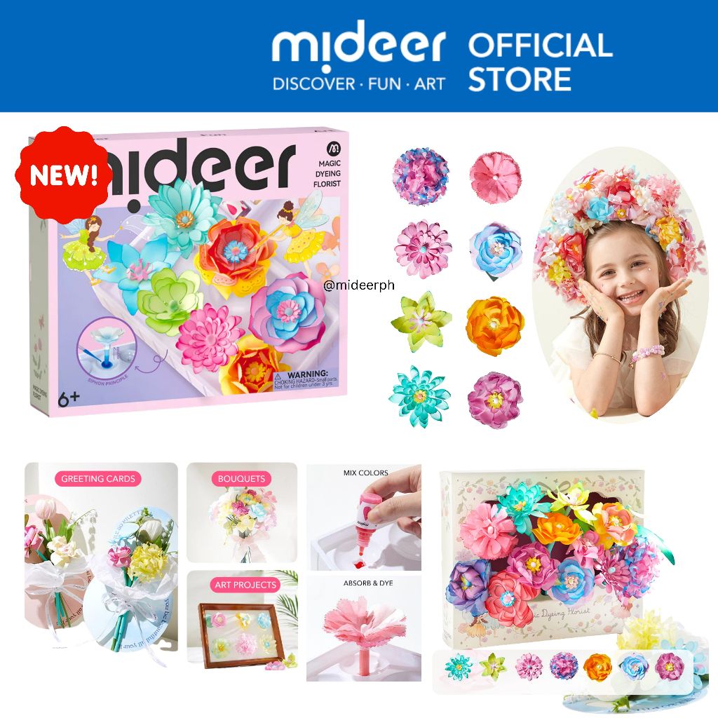 Mideer Magic Dyeing Florist by Mideer | Shopee Philippines