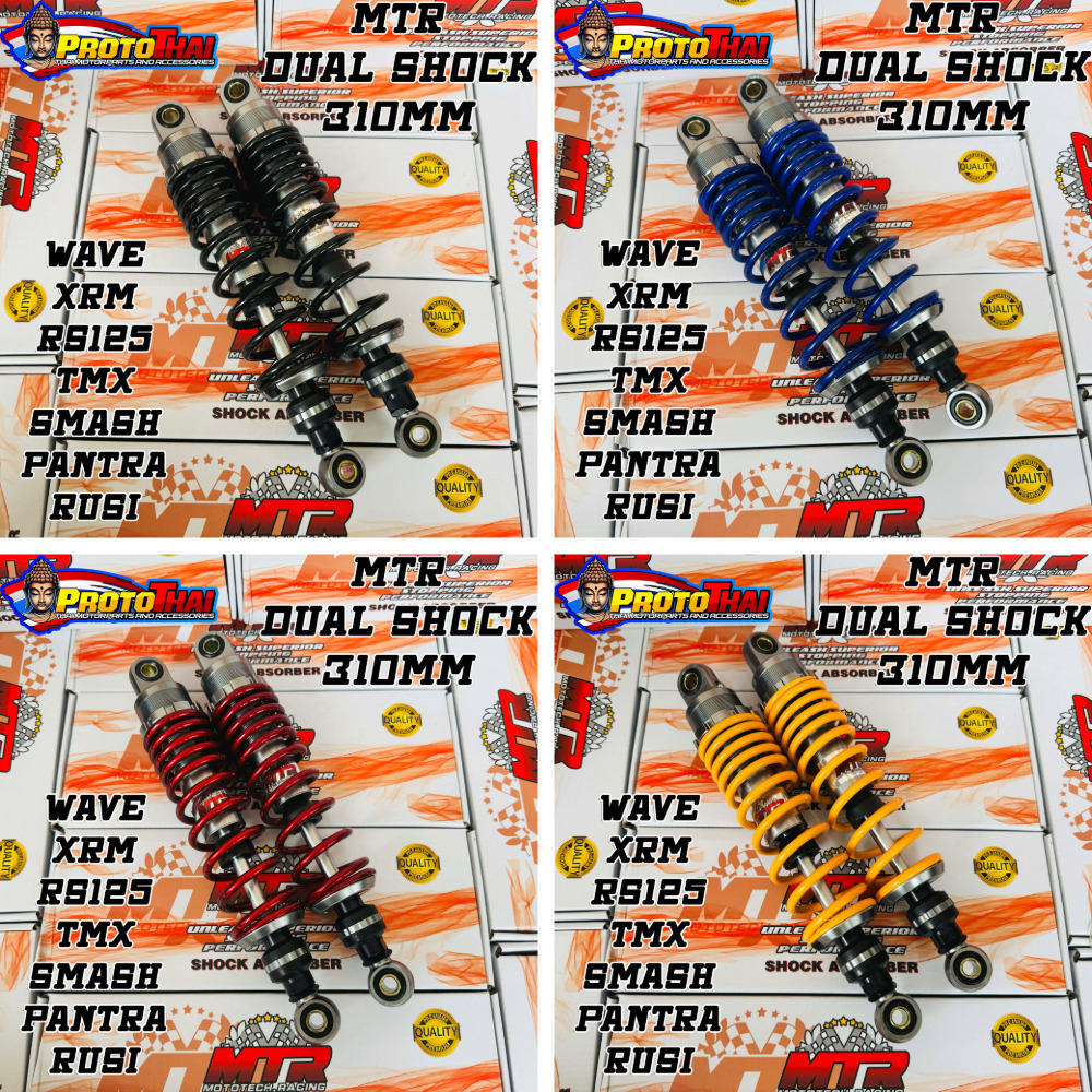 MTR DUAL SHOCK 310MM FOR WAVE XRM RS125 SMASH TMX RUSI PANTRA ( MT-010 ...