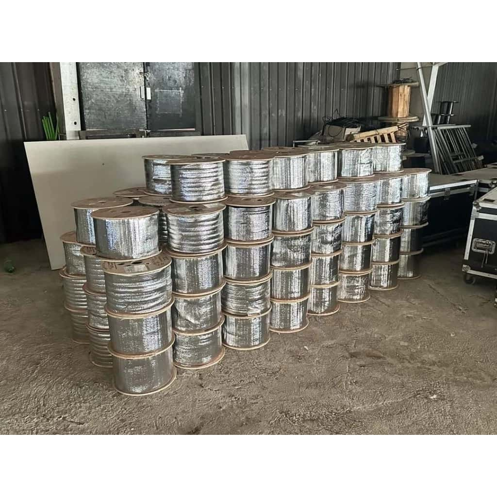 Fiber Optic Cable 1 km Pure Black Single Core Fiber（Indoor use only ...