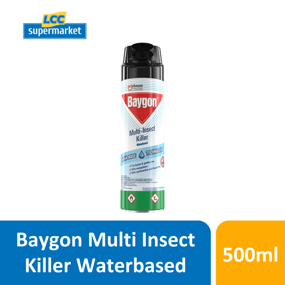 Baygon Multi Insect Killer WB Aerosol 500ml | Shopee Philippines