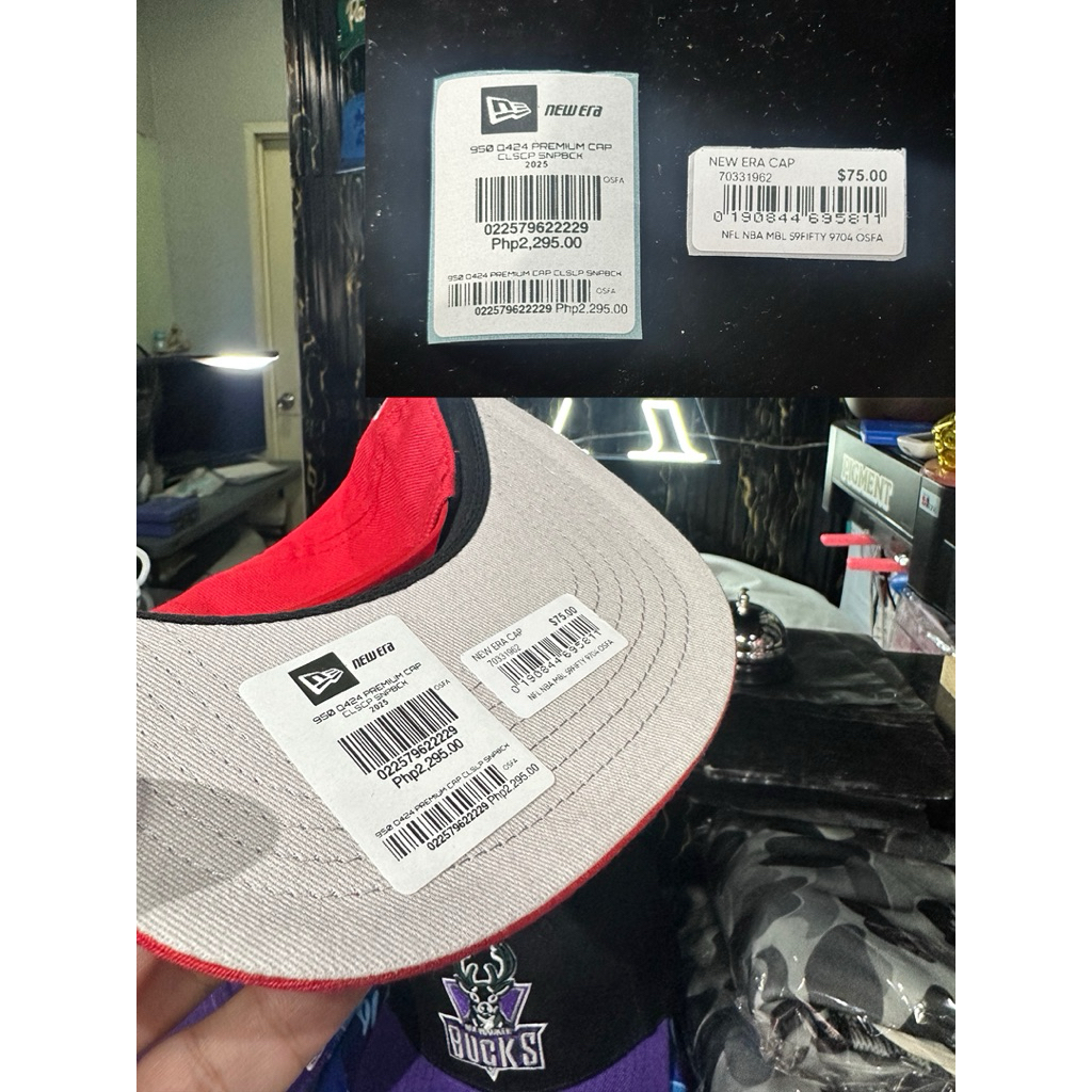 CAP BARCODE STICKER N/E/W E/R/A VERSION 3. 100PCS and 50PCS | Shopee ...