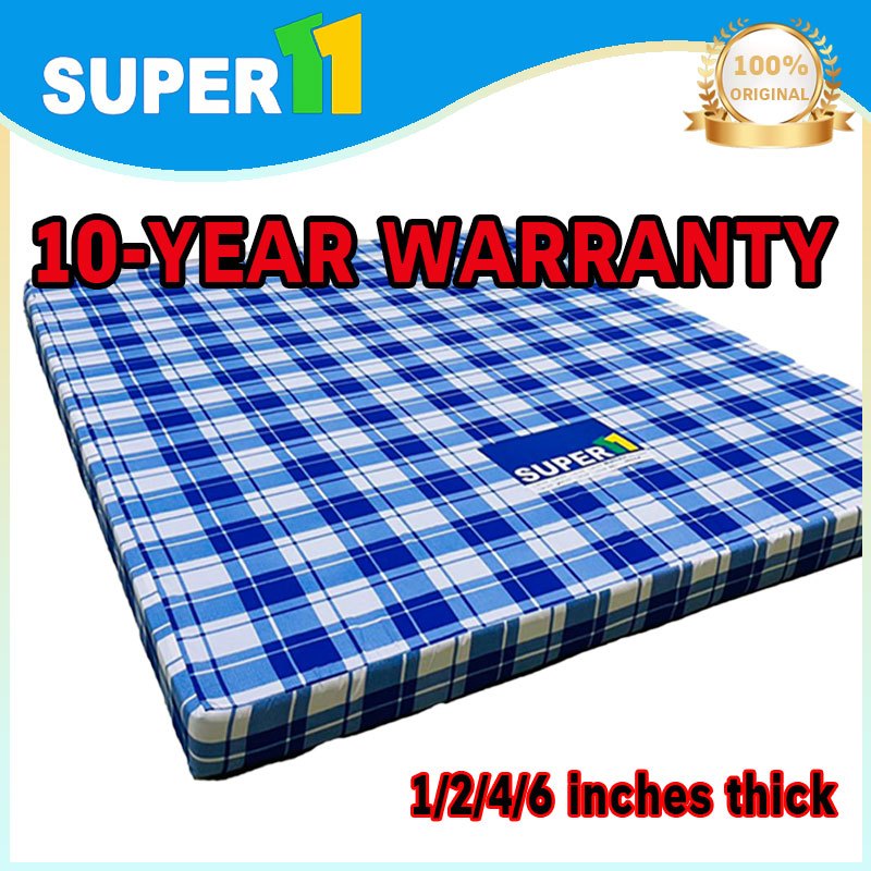 COD High Quality Foam Mattress Comfort Sponge Mattress 1/2/4/6" Thick ...