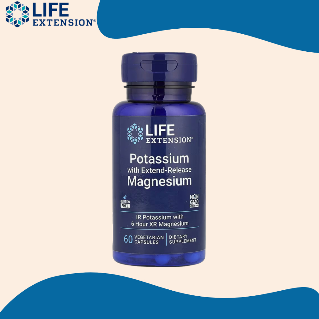 Life Extension, Potassium with Extend-Release Magnesium ( Promotes ...
