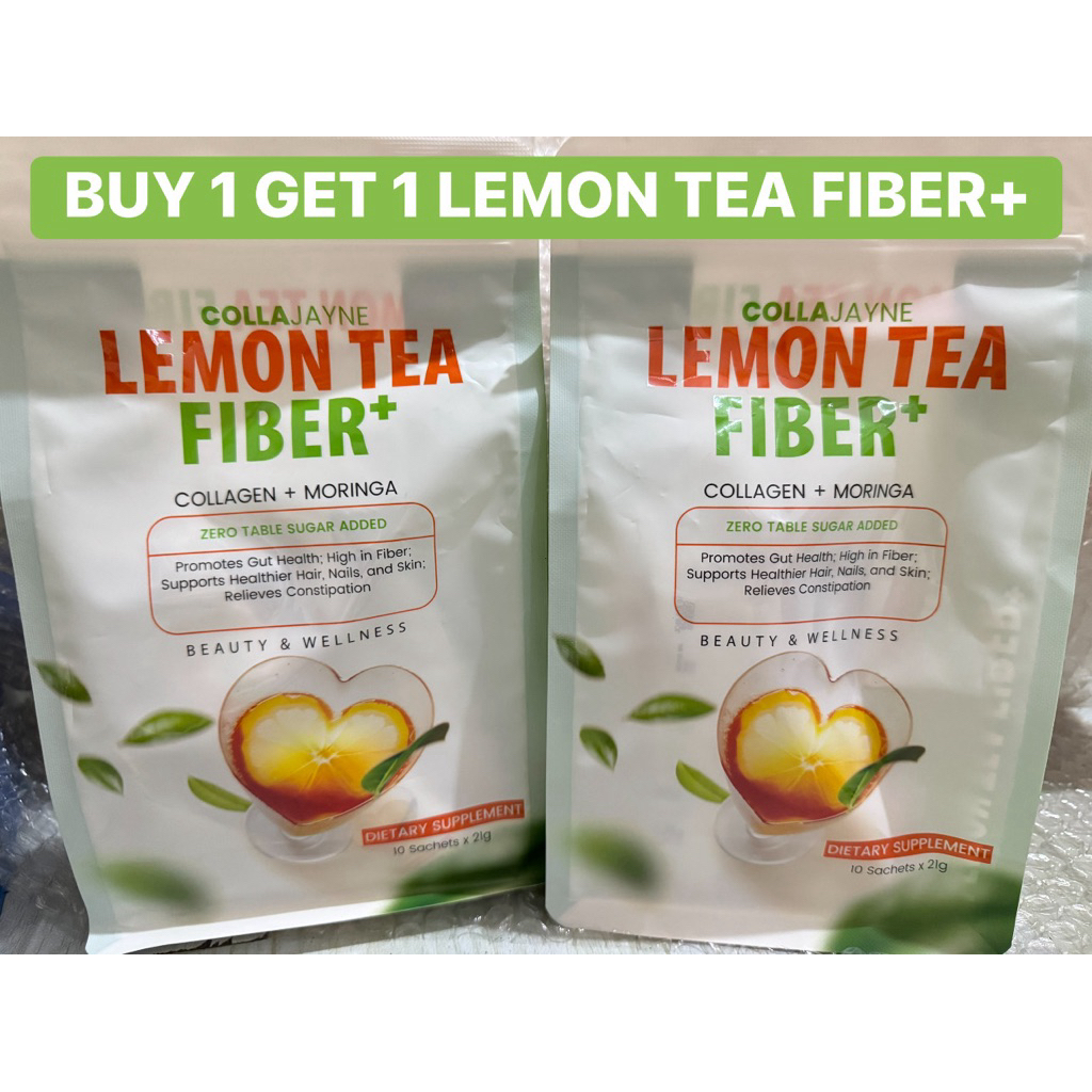 Collagen Lemon Tea Fiber CollaJayne | Shopee Philippines