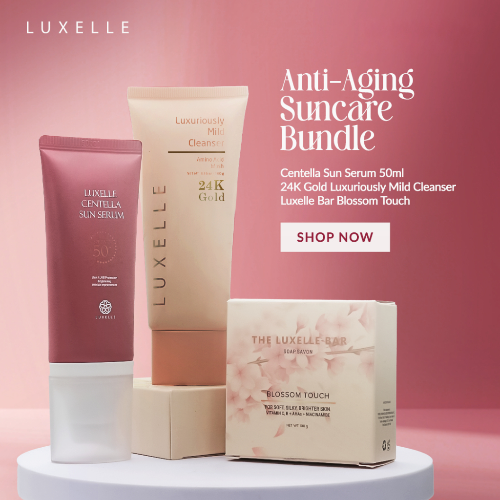 LUXELLE Anti-Aging Sun Care Bundle | Shopee Philippines