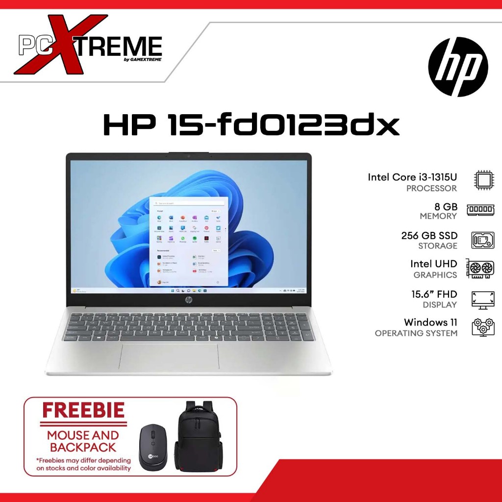 HP 15.6" HD Touch-Screen Intel Core i3-1315U 8GB / 256GB SSD Intel UHD ...
