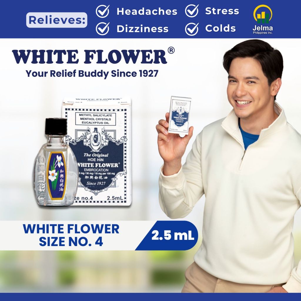 White Flower Oil no.4 2.5ml | Shopee Philippines