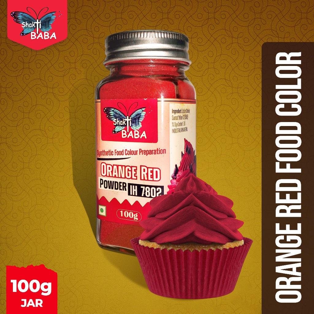 Orange Red Powder Food Color 100g | Shopee Philippines