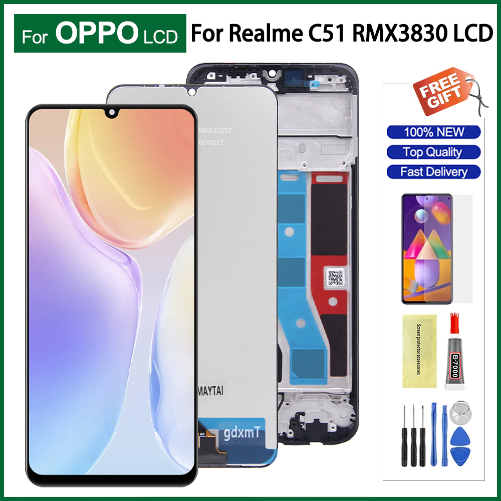 Display For Realme C51 Note 50 LCD Touch Screen Digitizer Replacement ...