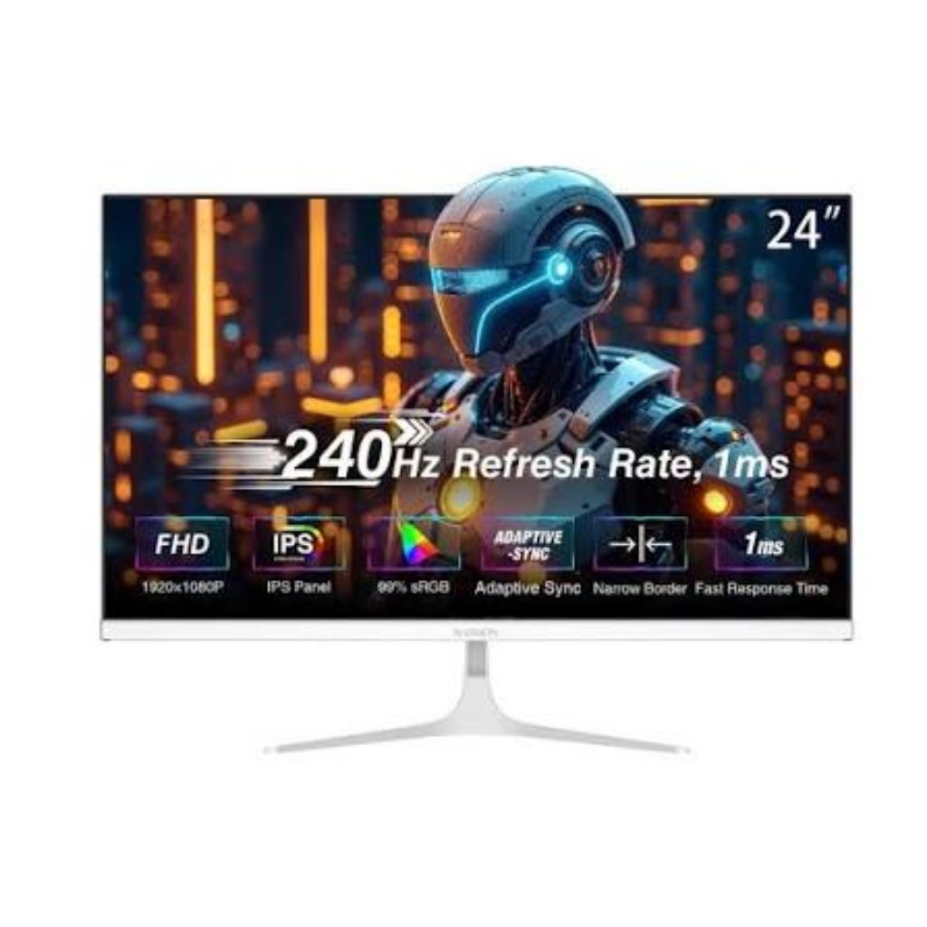 NVISION 23.8" EG24XT BLACK AND WHITE 240HZ | Shopee Philippines