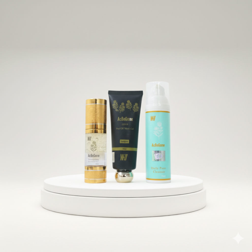 AcBeGone Complete Acne Solution Set | Daily Cleanser + Peel-Off Mask ...