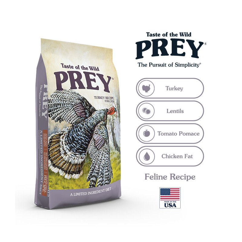 Taste of the Wild Prey Limited Ingredient All Life Stages Turkey Grain ...