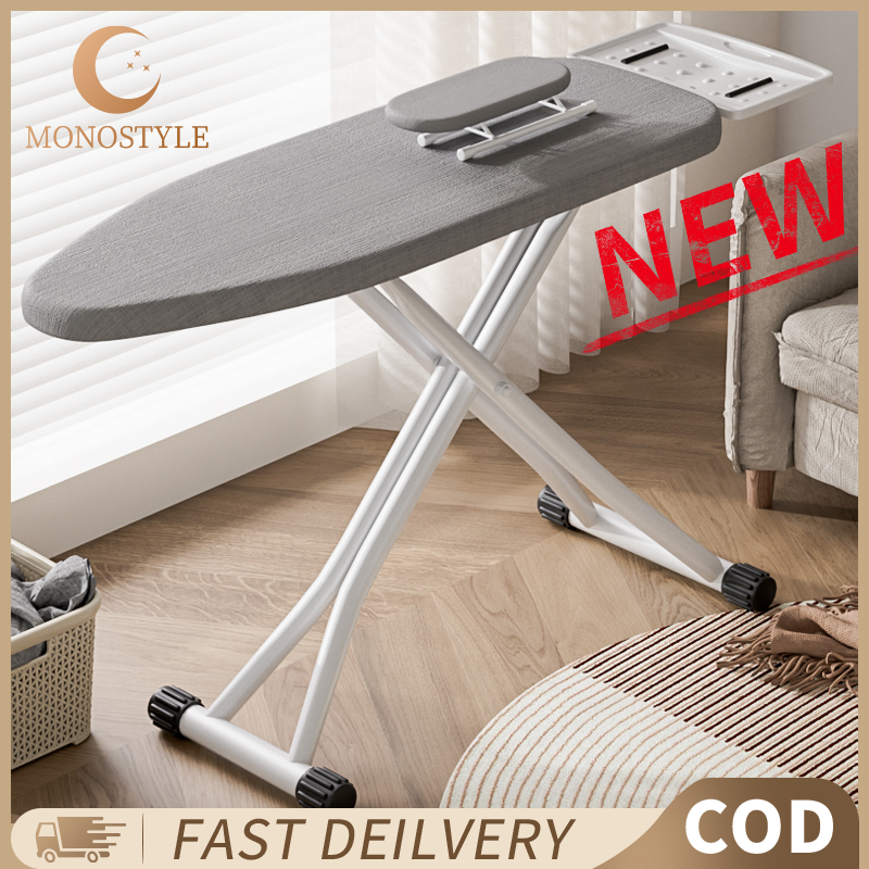 MONOSTYLE Ironing Board, Non-Slip Foldable Ironing Stand with Steamer ...