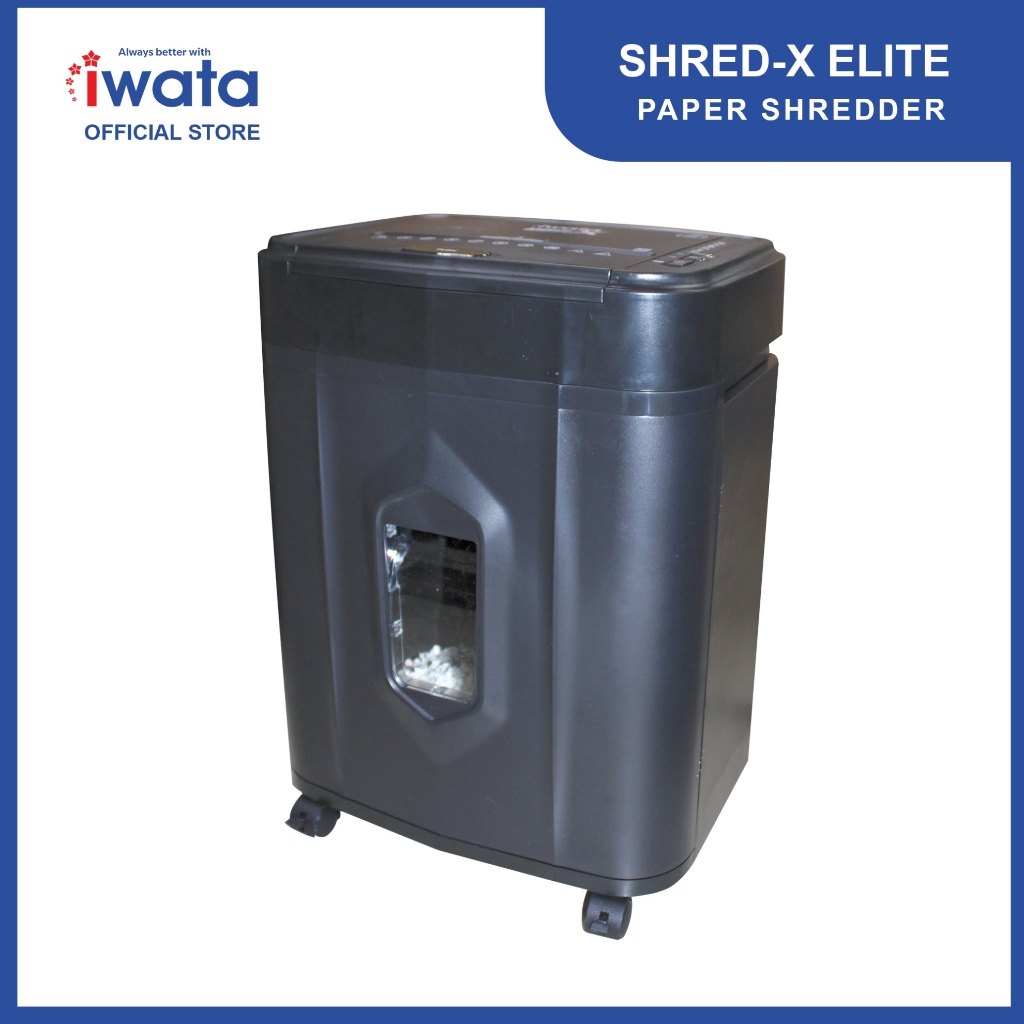 Iwata Shred-X Elite Cross-Cut Automatic Paper Shredder | Shopee Philippines