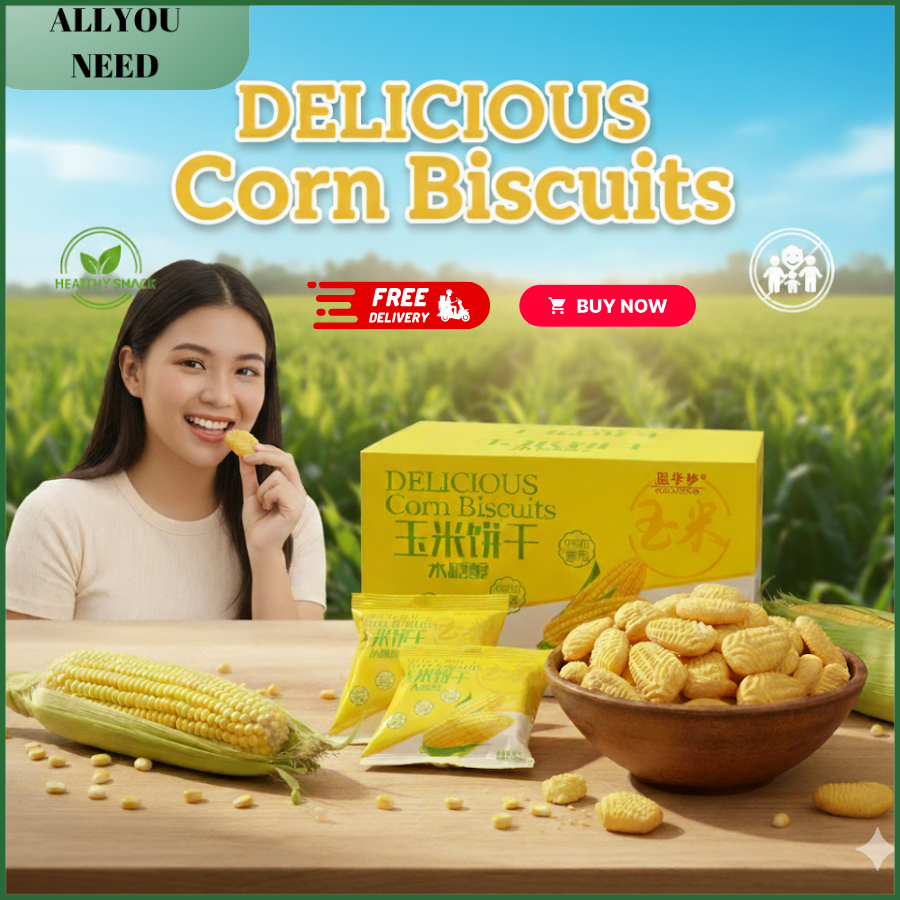 Crunchy Corn Biscuits │ Sweet & Tasty Healthy Snack │ Crispy Biscuits ...