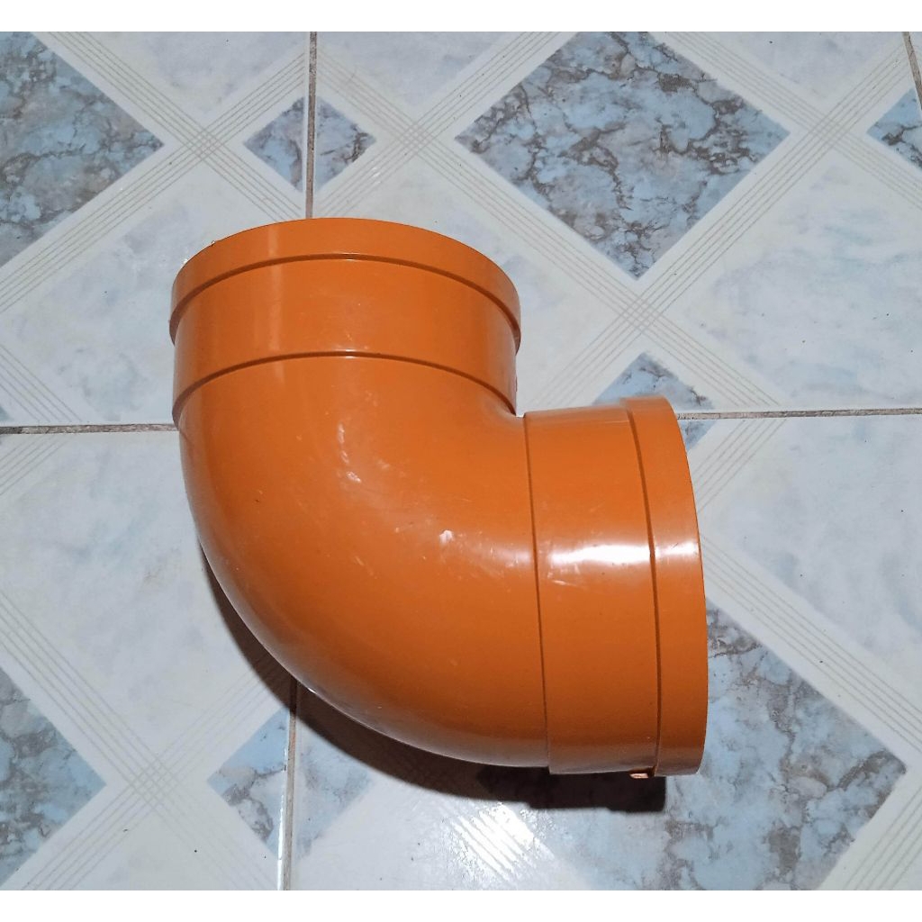 PVC Elbow Fittings Orange 6" Random Brand | Shopee Philippines
