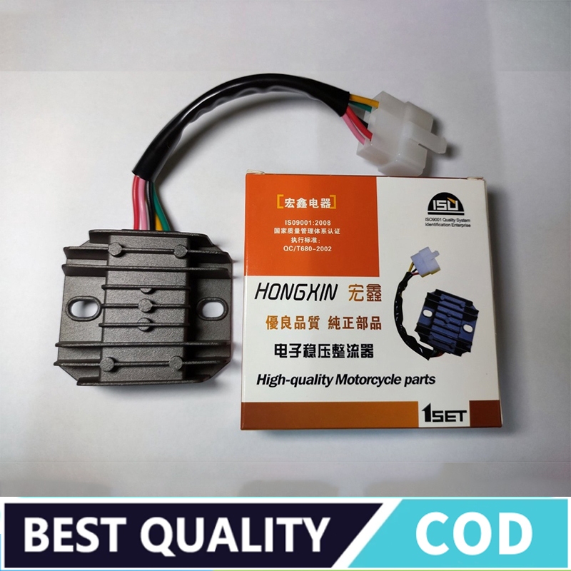 5 Wire Full Wave Motorcycle Regulator Rectifier for 12V DC Bike Quad ...