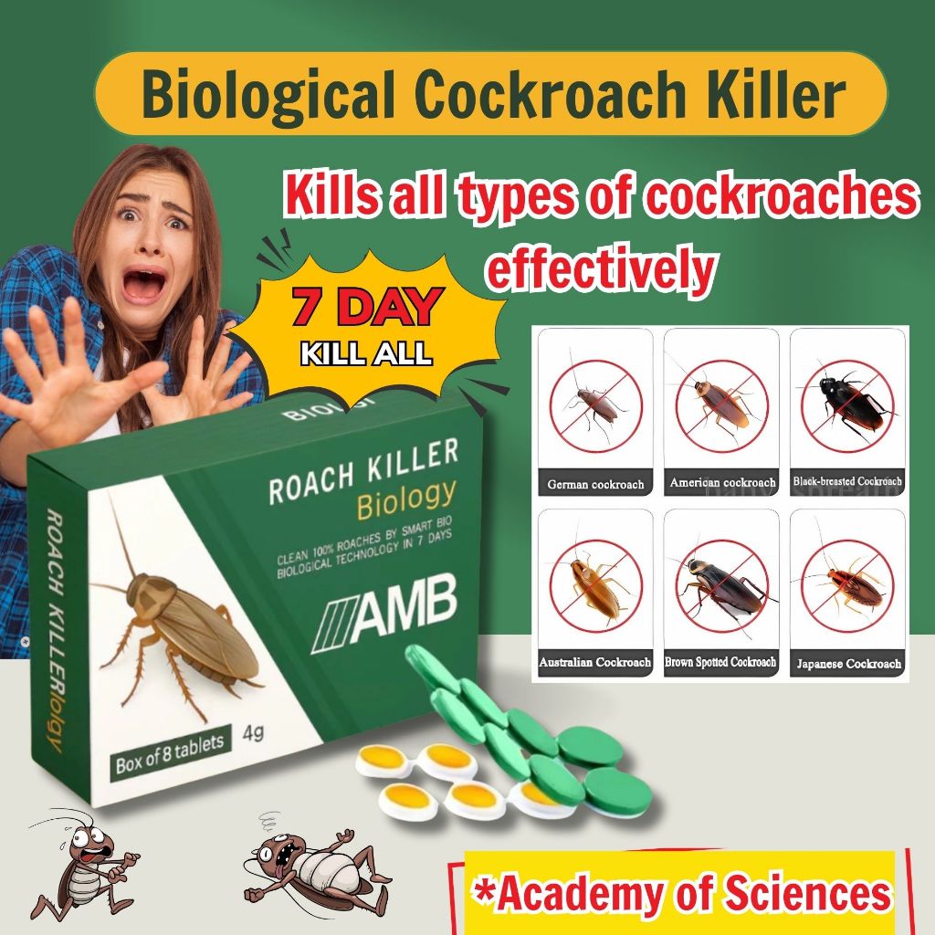 Cockroach Killer For Home AMB Biological Tablets Root Elimination of ...