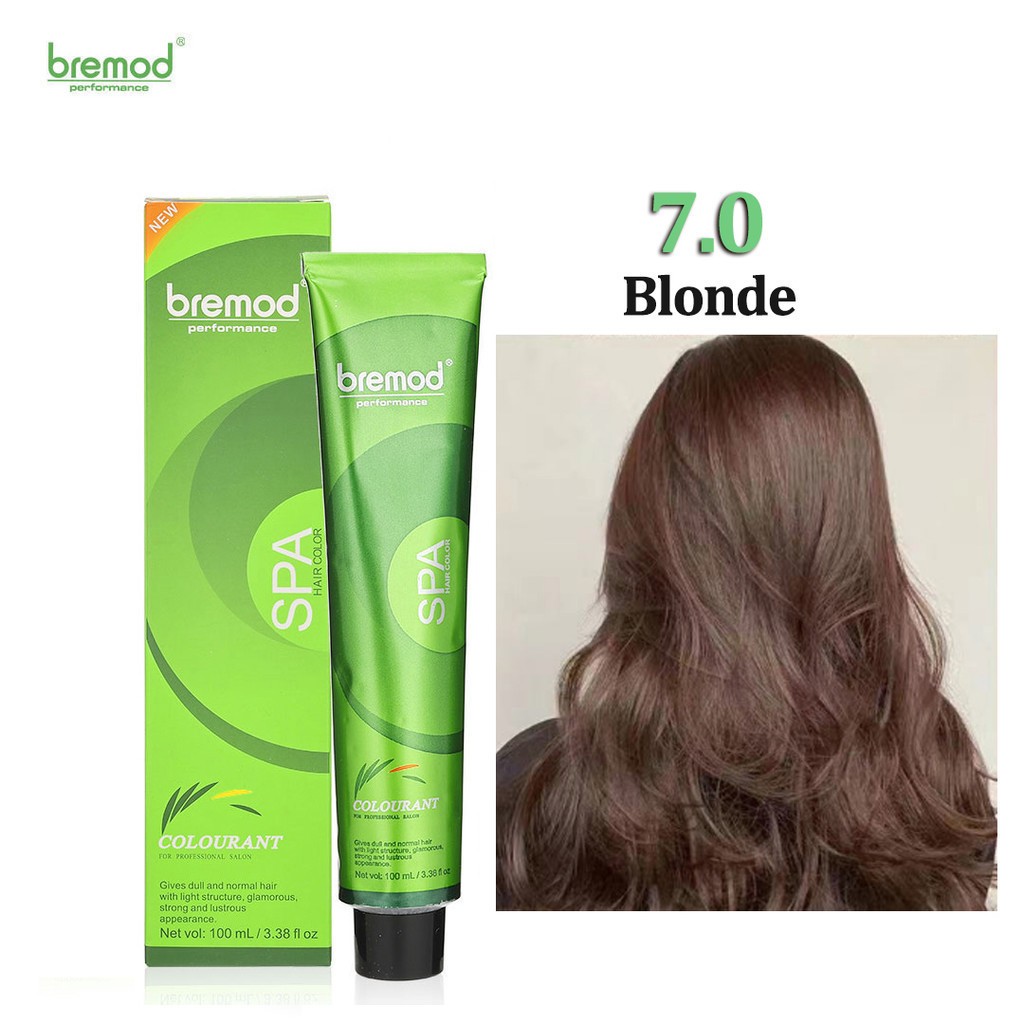 BREMOD HAIR COLOR BLOND 7.0 [WITH OXIDIZER] | Shopee Philippines