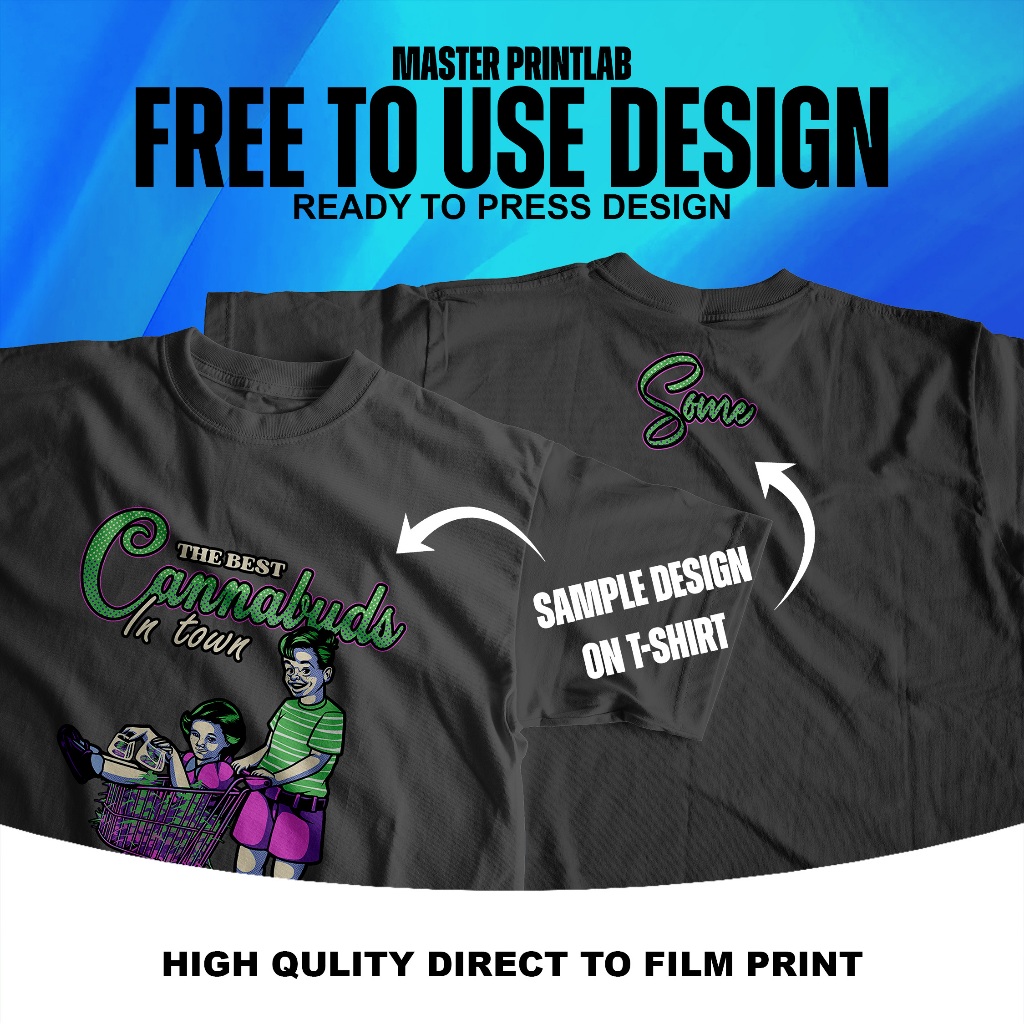 CANNABUDS Ready To Press Design Free Brand Design & Personalization for ...