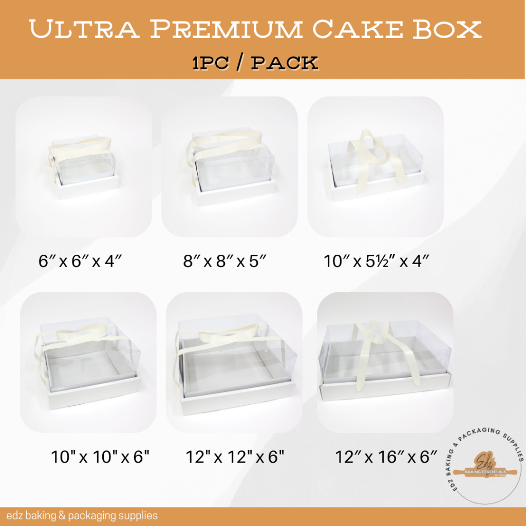 Ultra Premium Cake Box per piece | Shopee Philippines