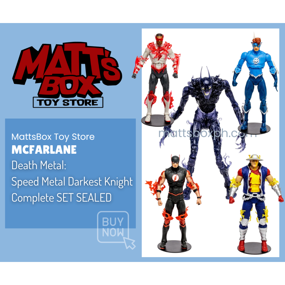 [1222] McFarlane The Darkest Knight Speed Metal - Wally West, Jay ...