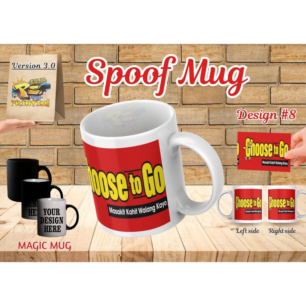 SPOOF MUGS HUGOT VERSION 3.0 / FUNNY MUGS / BEST GIFT IDEAS | Shopee ...