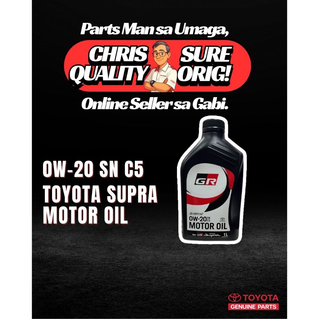 TOYOTA SUPRA MOTOR OIL 0W-20 SN C5 | Shopee Philippines