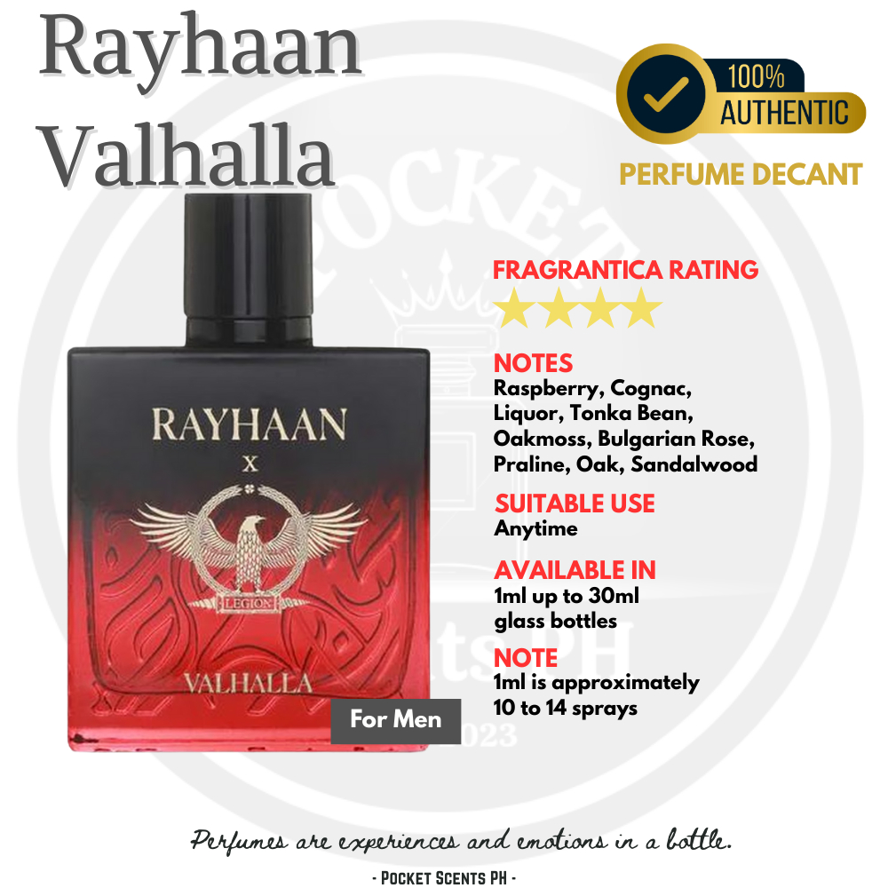 Valhalla - 6ml to 10ml - [PERFUME DECANT] | Shopee Philippines